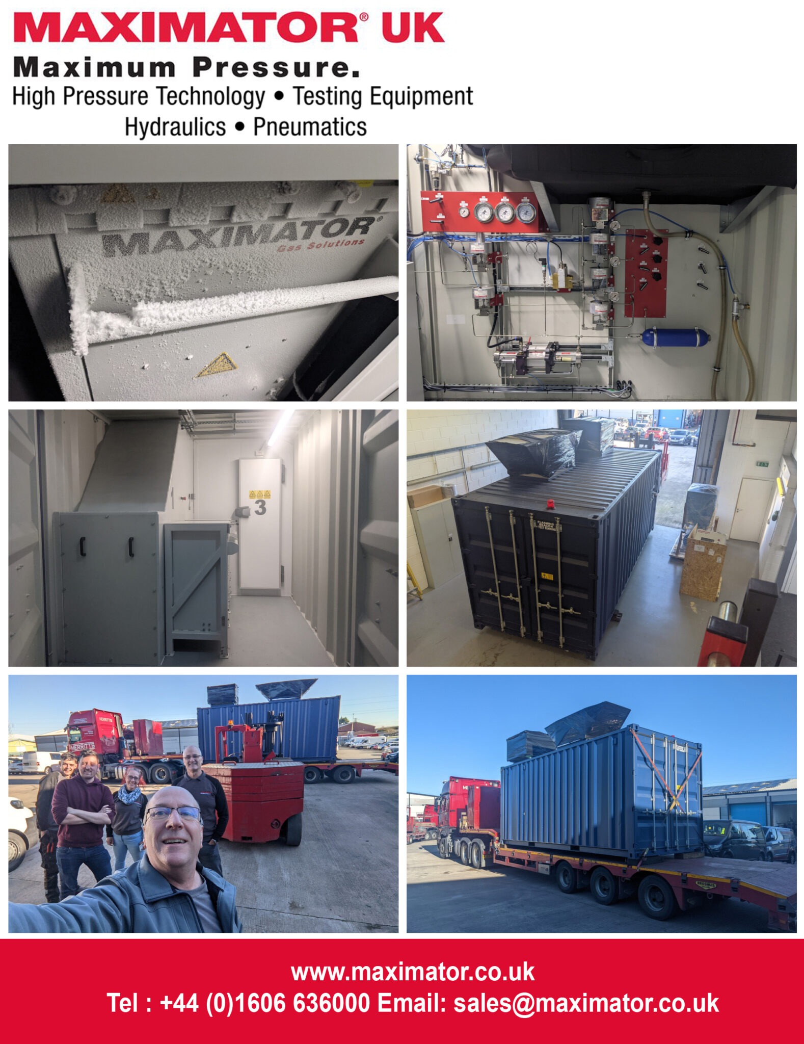 Maximator UK Completes Extreme Temperature Testing System – Maximator UK