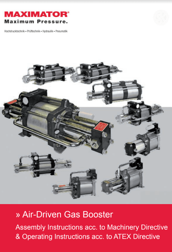 Air Driven High Pressure Gas Boosters – Maximator UK