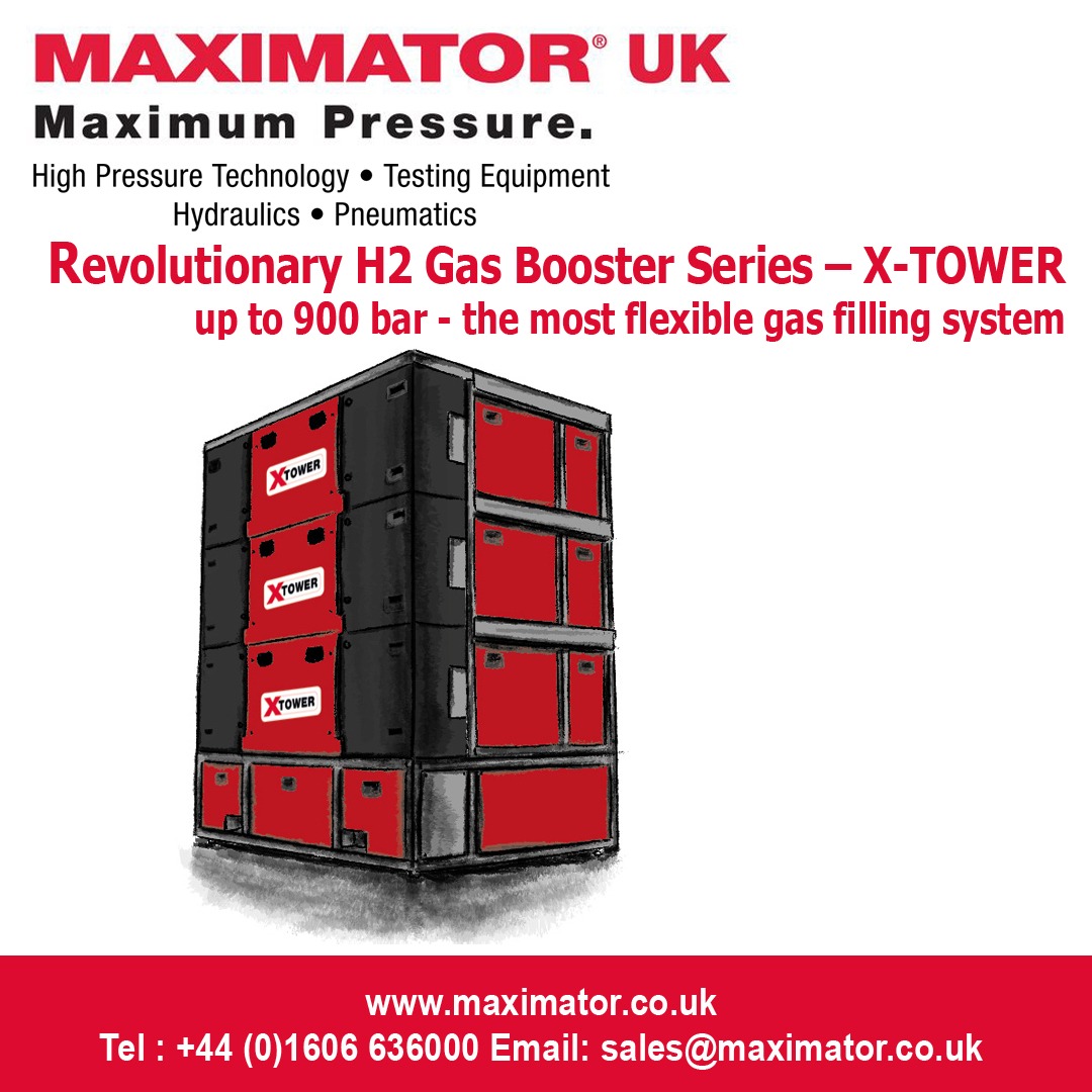 Revolutionary H2 Gas Booster Series : X-TOWER – Maximator UK