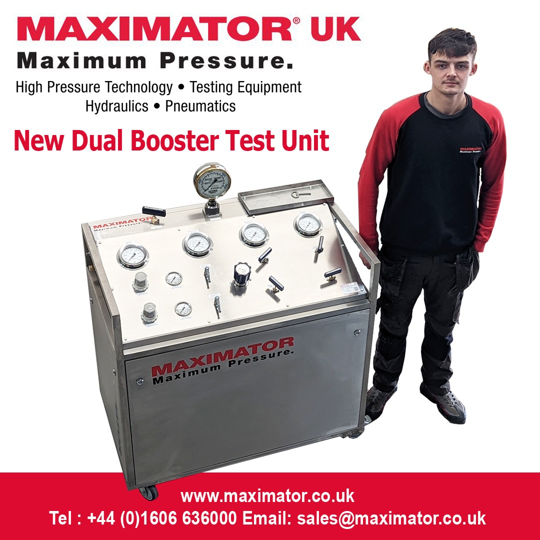 New Dual Booster Test Unit – Maximator UK