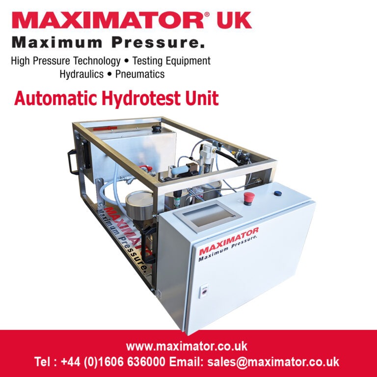 Automatic Hydrotest Unit – Maximator UK