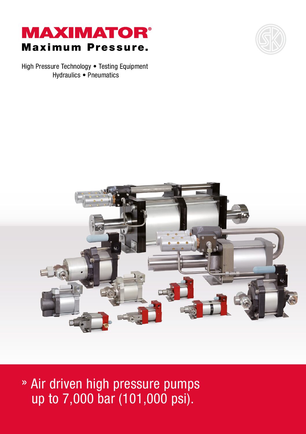Air Driven High Pressure Pumps – Maximator UK